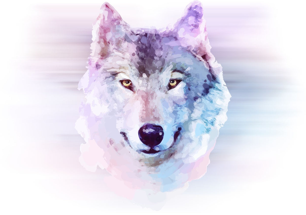 Volf Animals Wild Animals White Wallpaper Mural - Decorsmarket ...