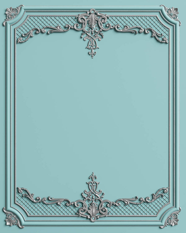 Relif Deco Texture Patterns Green Wallpaper Mural - Decorsmarket ...